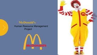 Mcdonalds Hrm Pptx