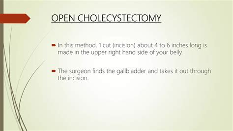 Cholecystectomy Pptx Digestive Disorders Diseases And Conditions