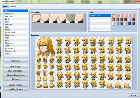 Yunary Resources For RPG Maker MV Extended Generator Now Available On Downloads Page 3 RPG