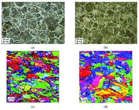 Optical Ab And Ebsd Cd Images At Room Temperature Before Ac