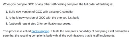 Gcc Uses Gcc To Compile Itself Rprogrammerhumor