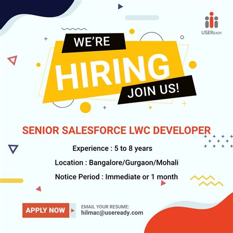 Salesforcejobs Salesforcedeveloper Lightningwebcomponents Lwc