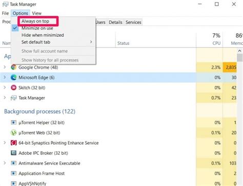 Windows Task Manager The Definitive Guide To Explore