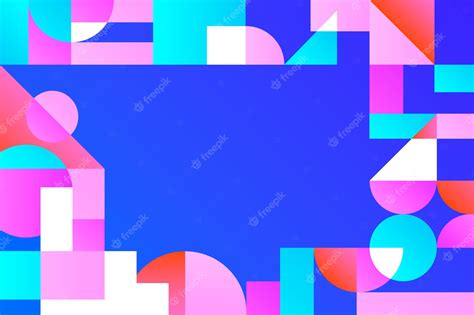 Premium Vector Gradient Geometric Abstract Background