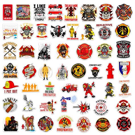 Cool Firefighter Decals