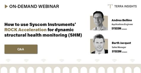 Your Questions Answered How To Use Syscom Instruments Rock Acceleration For Dynamic Structural