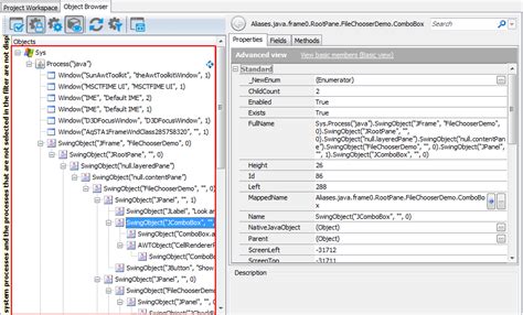 Addressing Objects In Java Applications Testcomplete Documentation