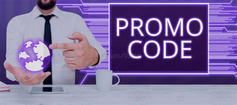 conceptual caption promo code business idea digital numbers that give