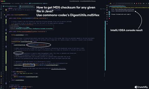How To Get Md5 Checksum For Any Given File In Java How To Use Apache
