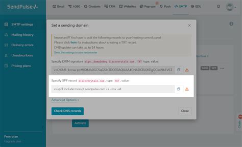 How To Set Up An SPF Record SendPulse