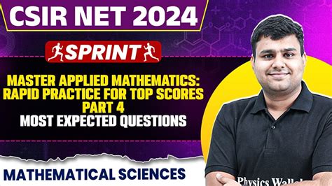 Csir Net Dec 2024 Mathematical Sciences Master Applied Mathematics