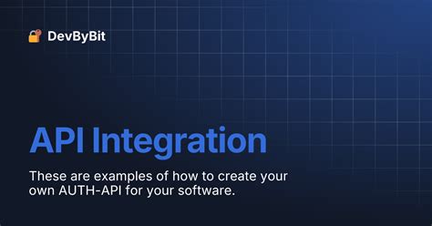Api Integration Devbybit