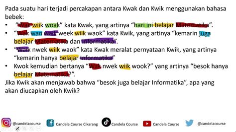 Pembahasan Soal Osn K Informatika 2023 No 24 Youtube