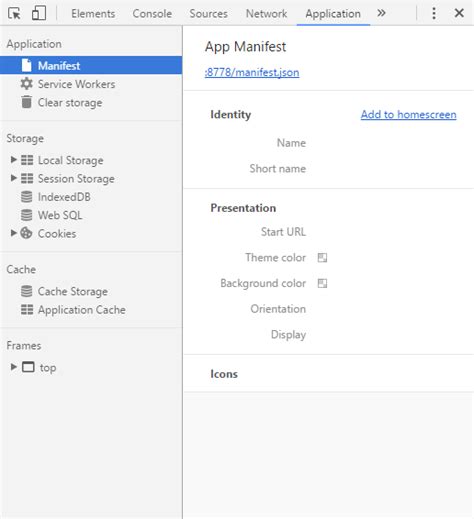 chrome does t recognize my manifest json when i prompt add to