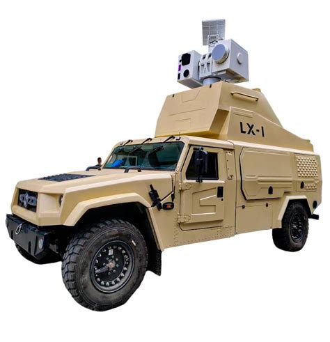 Intercepting Drones 4x4 On Board Atp Safety System Short Range Laser Defense Vehicle Unmanned