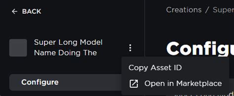 On The New Creator Hub Layout You Can T Use The Buttons Next To The Name In Long Names Without