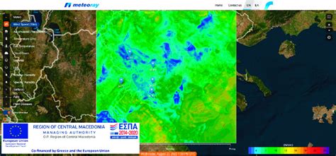 Visualization Of An Operational Forecast Of 10m Wind Speed Ms In Download Scientific Diagram