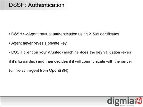dssh innovation in ssh