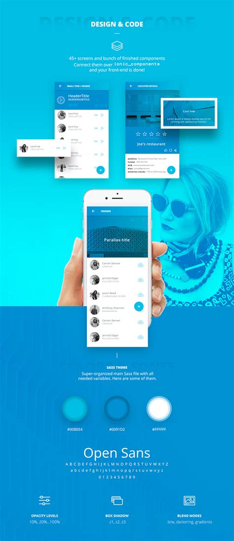 Ionic Angular UI Theme App Billy On Behance