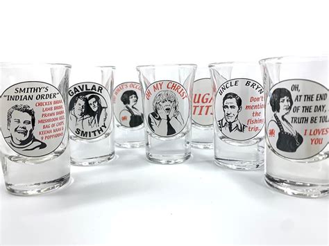 Gavin And Stacey Shot Glasses Barrybados