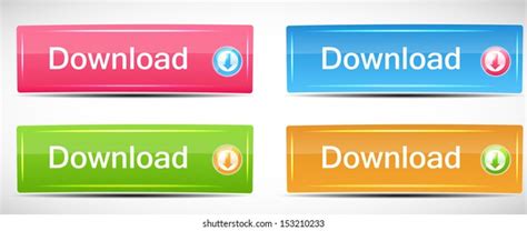 Shiny Rectangle Menu Buttons Vector Illustration เวกเตอร์สต็อก ปลอดค่าลิขสิทธิ์ 148933073