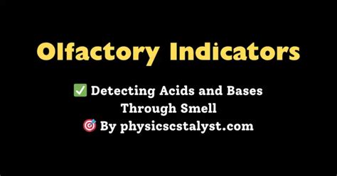 What Is Olfactory Indicator Physicscatalysts Blog