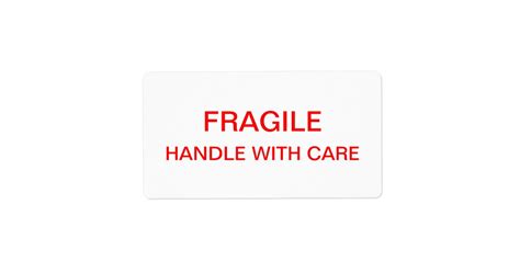 Fragile Packing And Moving Label Zazzle