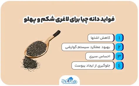 دانه چیا برای لاغری شکم و پهلو چه فایده‌ای دارد؟