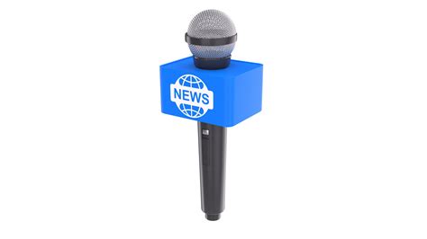 3d Reporter Microphone Turbosquid 1995968