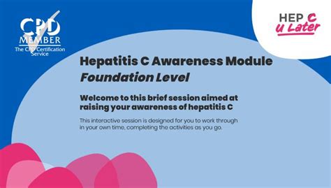 Fab Nhs Stuff On Linkedin Cpd Accredited Hep C Training Module