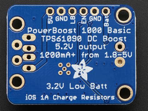 Pinouts Adafruit Powerboost 1000 Basic Adafruit Learning System