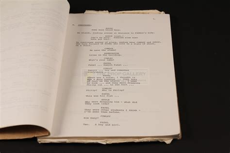 The Prop Gallery Production Used Script And Call Sheet Operation Susie