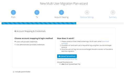 How To Create A Multi User Migration Cloudsfer Support