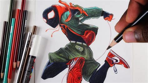 Spider Man Into The Spider Verse Drawing