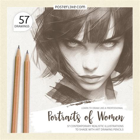 Learn To Draw Like A Professional Portraits Of Women Posterlike