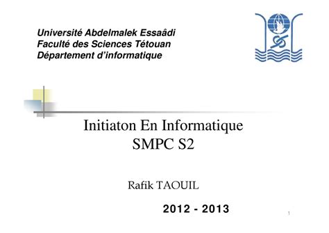 notes sur l initiaton en informatique 1° partie docsity