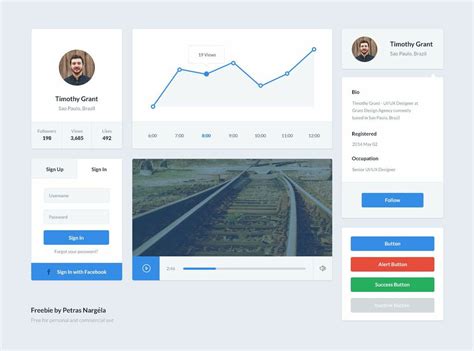 25 Mobile UI Design Elements Free UI Kits PSD Graphics Design Graphic Design Blog