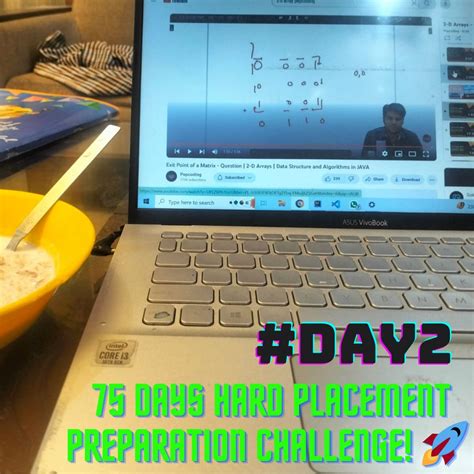 Finished Day 2 Of The 75 Days Hard Placement Challenge Manish Kumar Posted On The Topic Linkedin