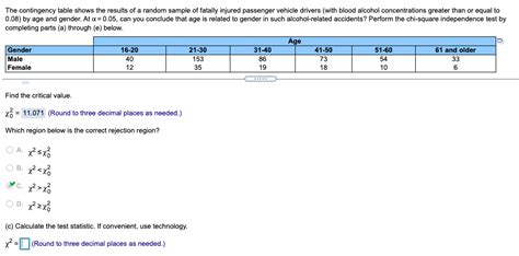 solved calculate test statistic and decide whether to reject