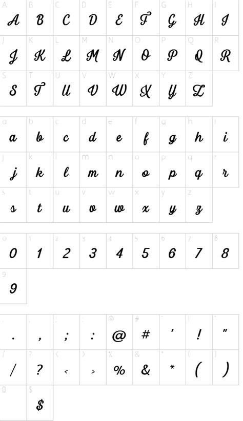 Letterpress Clean Script Bold Font Details