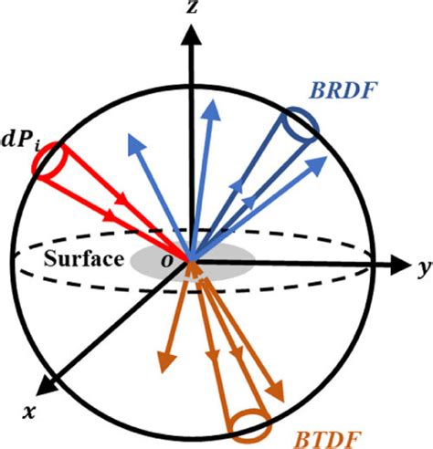 Schematic Diagram Of The Brdf And Btdf Download Scientific Diagram