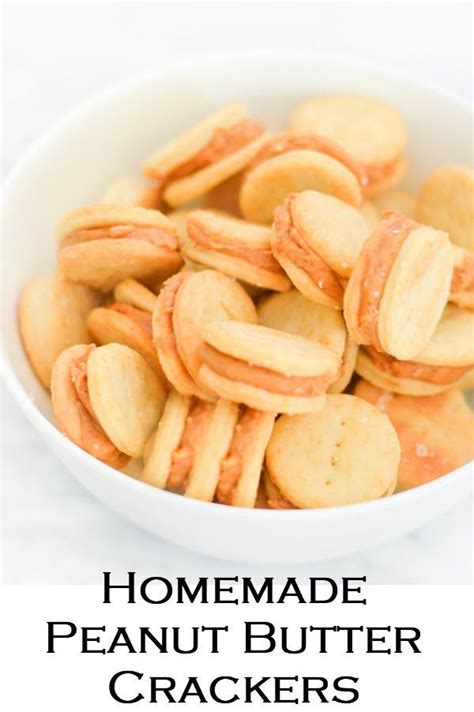 Homemade Ritz Peanut Butter Cracker Sandwiches