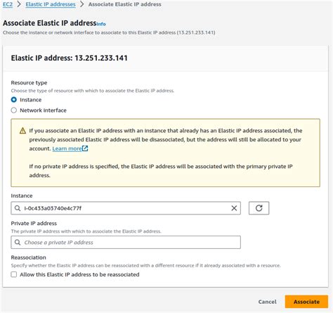 Static Ip Ec2 Instance Cloud Aws