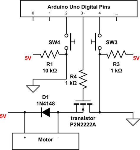 Motor Arduino Uno Random Button Inputs Due To Change In Code Electrical Engineering Stack
