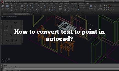 How To Convert Text To Point In Autocad Caddikt