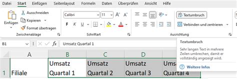 🔤 Excel Zeilenumbruch Aktivieren