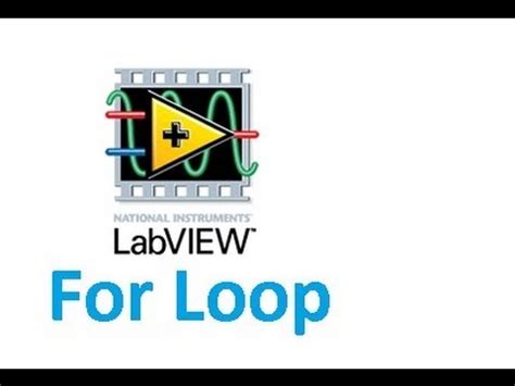 LabVIEW For Loop YouTube