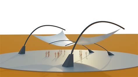 Tensile Structure Canopy 6 3d Model Turbosquid 2249899