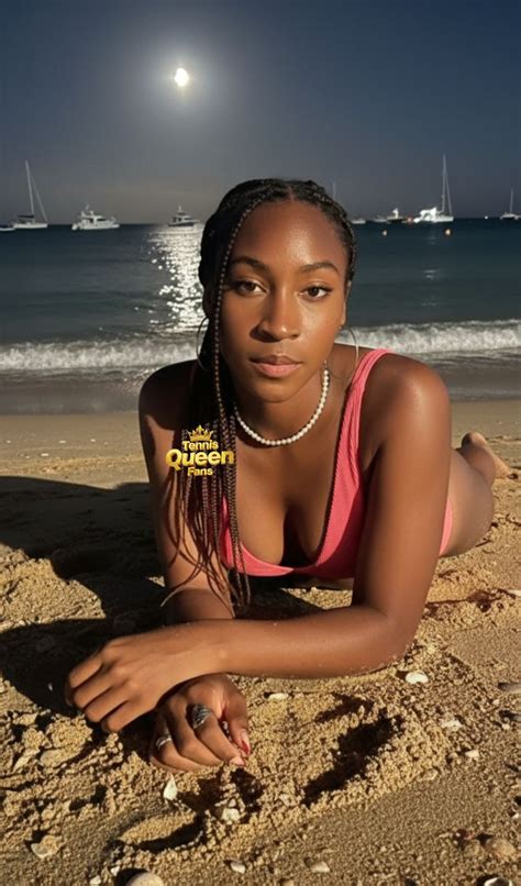 Tennis Coco Gauff Beauty On The Beach 🌊🥰 Facebook