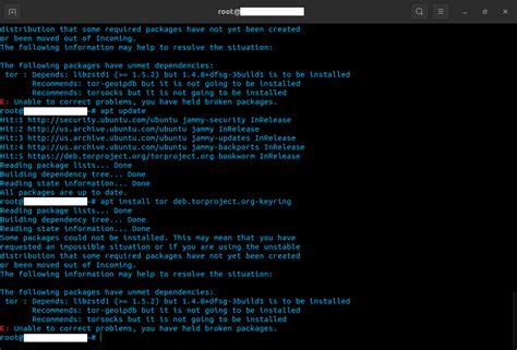 Ubuntu Relay Setup Help Unable To Get Keyring Installed During Enable